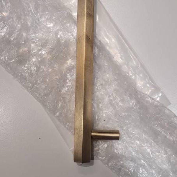 Solid Brass Hexagonal Pull Handles & Knobs | Kitchen Cabinet Cupboard ...