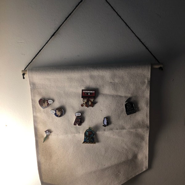 Enamel Pin Display, 10x12 Patch Banner, Banner for Pins, Pin Display ...