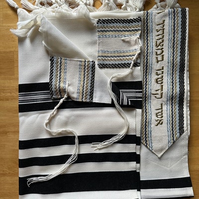 Tallit, Jewish Prayer Shawl, Handmade Tallit, Jewish Art, Made in ...