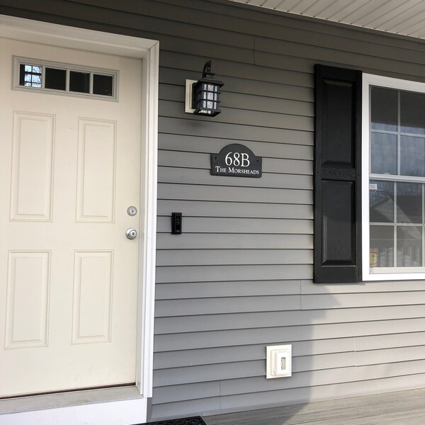 SLATE ARCH House Marker ( Carved Stone ) Address Sign Plaque Custom ...