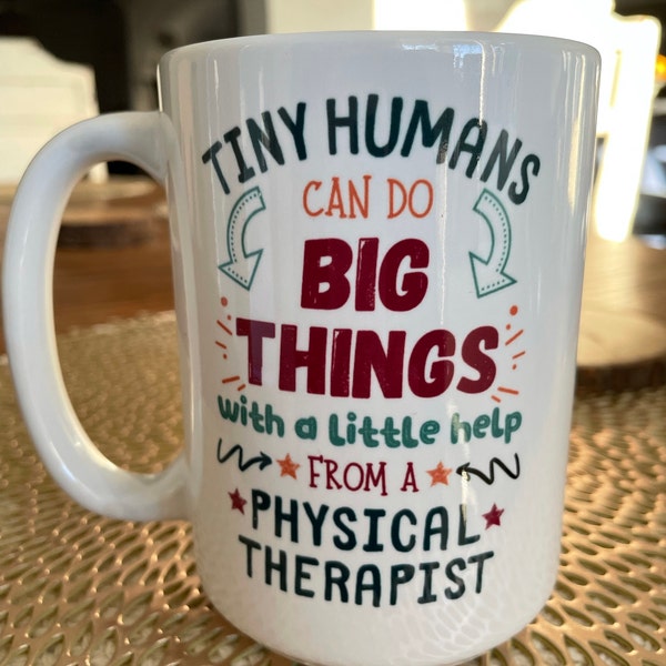 Gift for Physical Therapist Gifts, Pediatric PT Month Gift, Coffee Mug ...