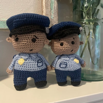Charlie the Policeman Crochet PATTERN, Crochet Police Officer ...