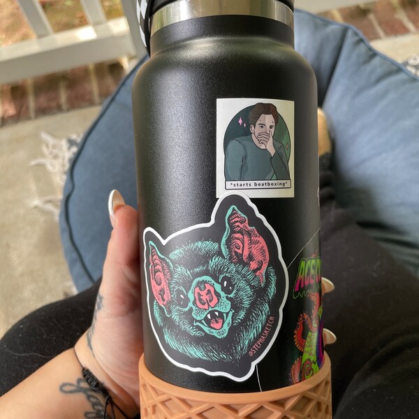 Bat Sticker - Vampire Bat - Horror - Horror Art - Horror Decor - Spooky ...