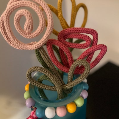 Printable Templates for Knitted Wire Tricotin Flowers - Etsy