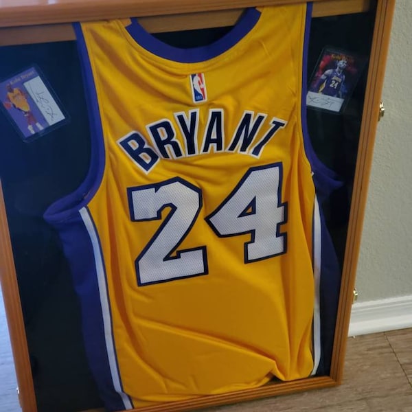 Large Jersey or Uniform Display Case Cabinet Shadowbox - 98% UV ...