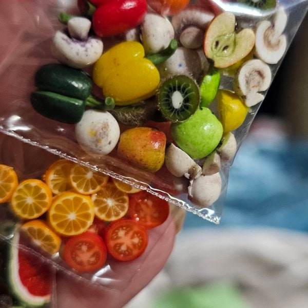 Miniature Lime , Miniature Lemon , Dollhouse Food, Food for Dollhouse ...