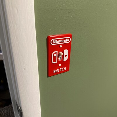 Nintendo Switch Light Switch Plate - Etsy