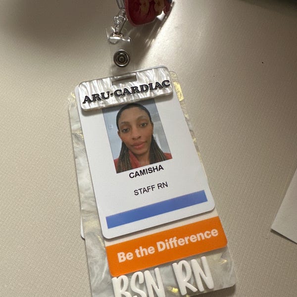 Custom CNA Badge Buddy Personalized Name Tag for Certified Nursing ...