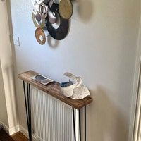 Rustic Radiator Cover With Hairpin Legs Radiator Shelf - Etsy UK