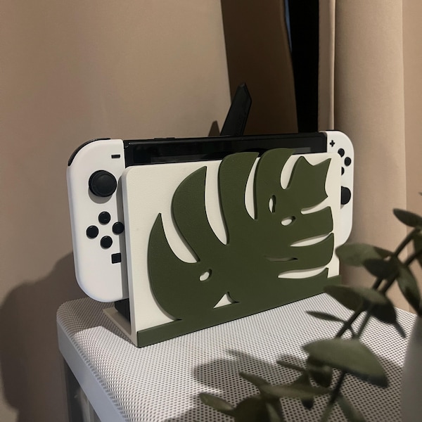 Monstera Nintendo Switch/switch 2 Cover- Elevate Your Desk Setup With ...