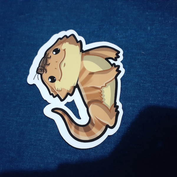 Super Kawaii Bearded Dragon With a Cricket! Adorable Kawaii Reptile ...