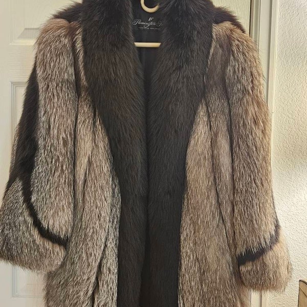 Stunning Phantom Sheared Beaver Full Length Swing Fur Coat Jacket - Etsy