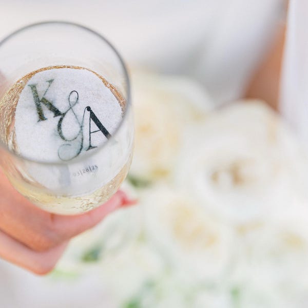 50 Personalized Edible Drink Toppers Quinceañera XV Design | Custom ...