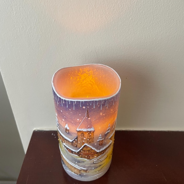 LED Candle "sea Stars" - 3D Effect Natural Sand - Sea Beach Ocean ...