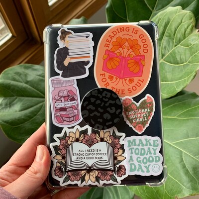 All I Need is a Strong Cup Coffee and a Good Book Sticker Bookish ...