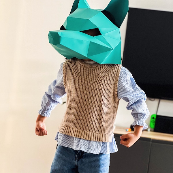 Little Penguin Mask Template Paper Mask, Papercraft Mask, Masks, 3d ...