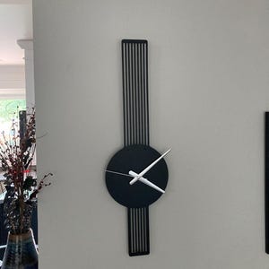 Abstract Wall Clock, Unique Wall Clock for Room, Large Clocks for Wall ...