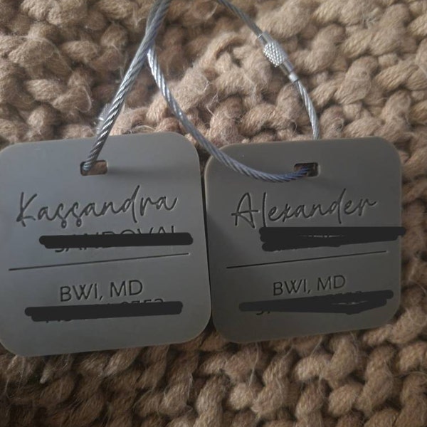 Backpack Tags Personalized, Luggage Tag, Bag Tags, Name Tag for ...