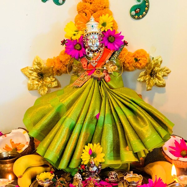 Pure Silver Kerala Kuthu Vilakku/lamp- Pure Silver Gift Items- Pooja ...