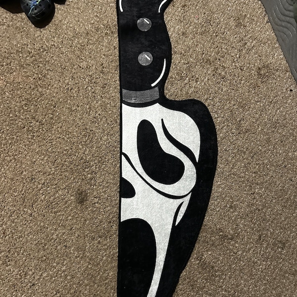 Scream Knife Rug: Horror Movie Ghost Face Kitchen Mat - Etsy