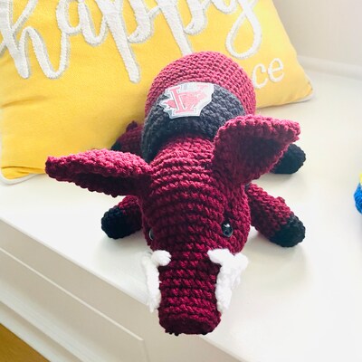 Arkansas Razorbacks Wild Boar Crochet Pattern - Etsy