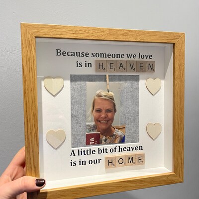 Photo Memorial Frame, Memorial Gift, Remembrance Frame, Remembrance ...