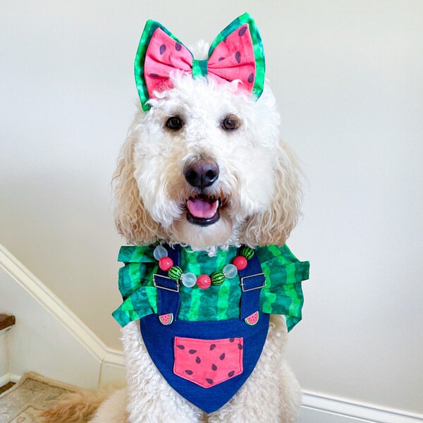 Baker Bandana | Christmas Bandana | Mrs. Claus Costume | Dog Christmas ...