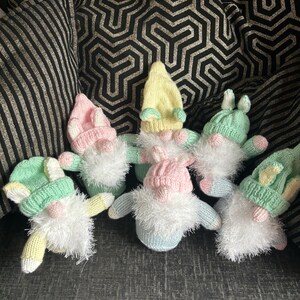 PDF Knitting Pattern Easter Bunny Gonk Gnome Toy Ornament Chocolate ...
