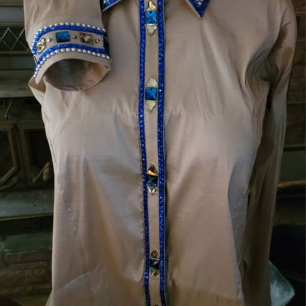 NEW Western Competition Horse Riding Show Wear Shirt Blouse Jacket ...