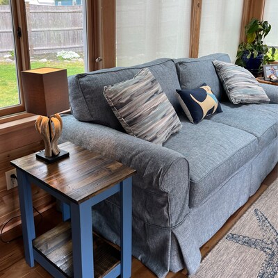 Unfinished End Table, Wood Table, Wood End Table, Side Table Farmhouse ...