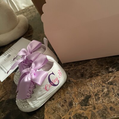 Purple First Birthday Baby Gift, Baby Shower Gift, Purple Baby Girl ...