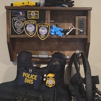 Wall Mounted Duty and Tactical Gear Rack Small - Etsy Canada