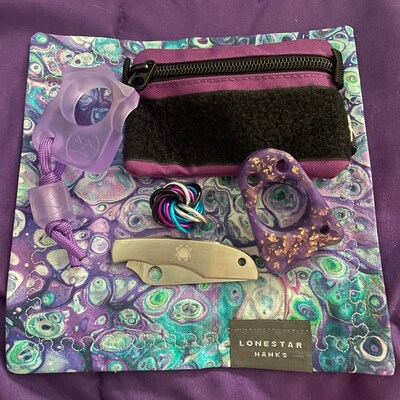 Blue Sprinkles Microfiber EDC Hank - Etsy