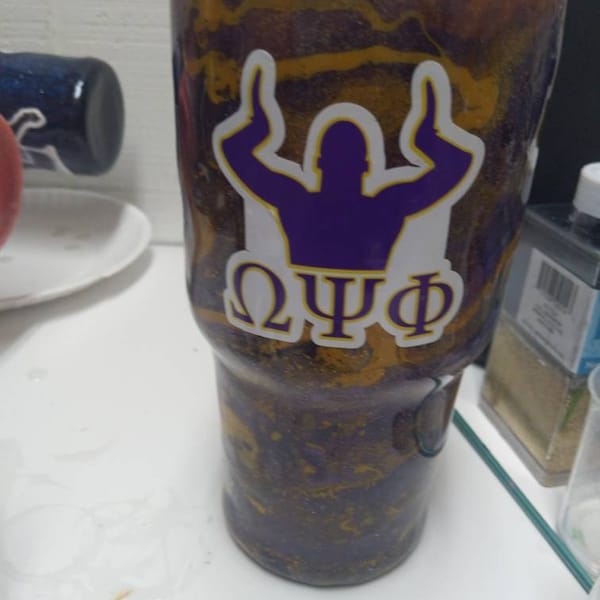 Omega Psi Phi Stickers, Que Dog Stickers - Etsy