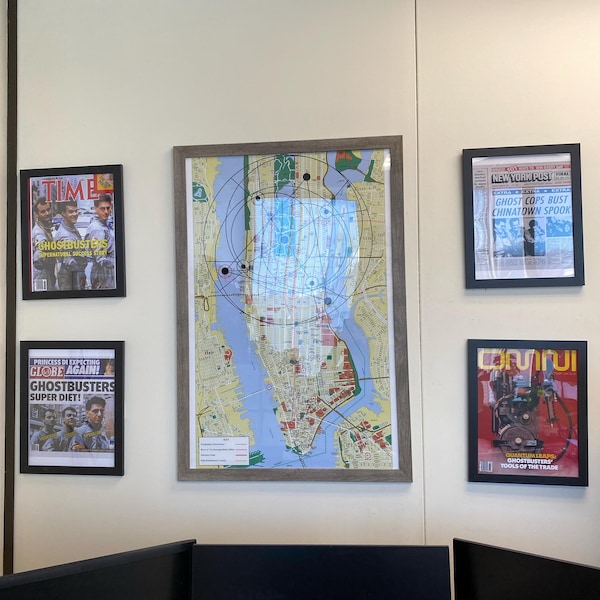 Ghostbusters Map: Movie Bust Locations - Etsy