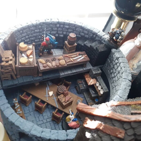 Treasure Chest and Trap Doors Scatter | RPG Miniatures | Dnd Painted ...