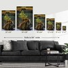 Portrait Canvas Wall Art Size Guide, Canvas Print Size Guide, Wall Art ...
