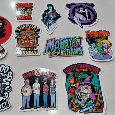 Zombie Hand Vinyl Sticker, Horror Punk Decal, Psychobilly Rockabilly ...