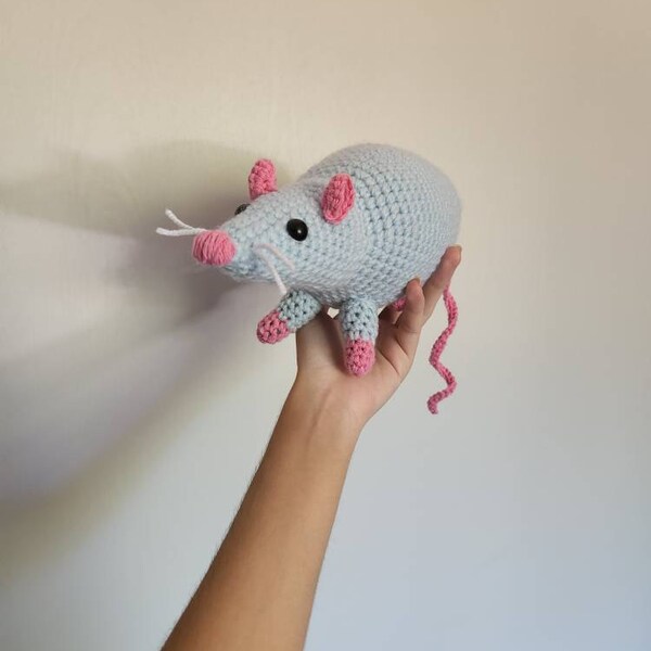 Fancy Rats Crochet Pattern - PATTERN ONLY. Amigurumi Rats Pattern, Rat ...