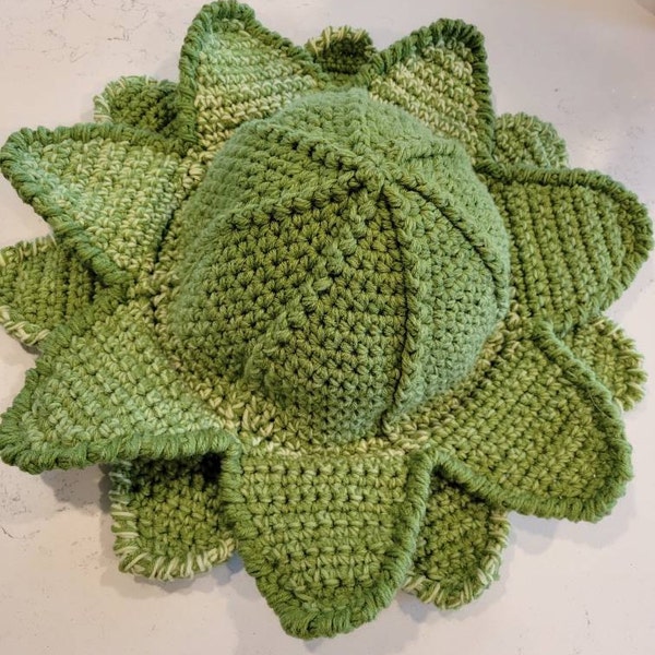 Crochet Flower Fairy Hat Pattern Fantasy Nymph Witch Cosplay Costume ...