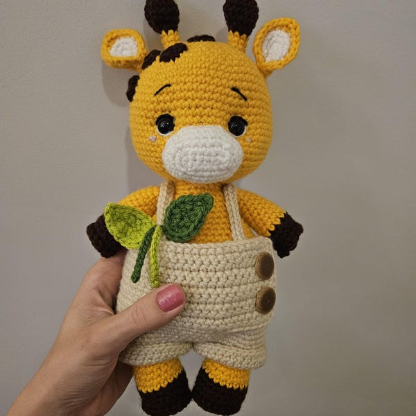Cuddle Size Amigurumi Giraffe, Giraffe Crochet Pattern Cute, Wildanimals Amigurumi, Floppy ...