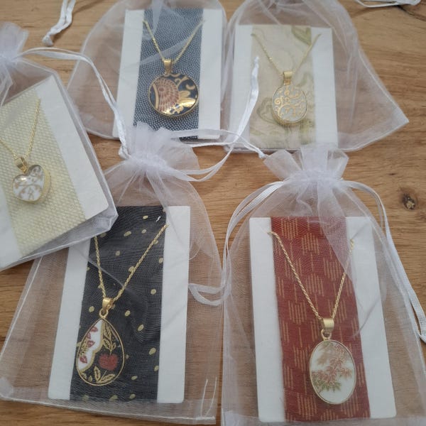 Royal Albert Forget Me Not & Lily of the Valley Necklace With Upcycled ...