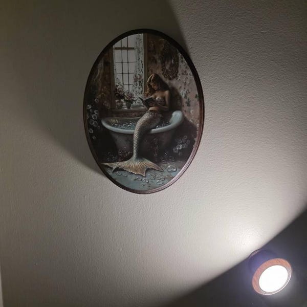 Octopus Mermaid Art Print - Sea Siren Poster, Underwater Fantasy Decor ...