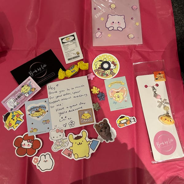 HANDMADE Cute Kawaii Cloud Bunny Keychains, Keyring, Beaded Accessory,pastel Aesthetic, Kawaii ...