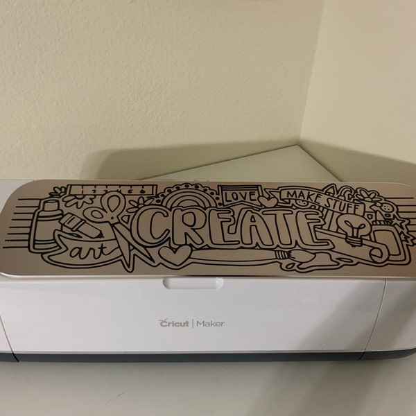 CREATE Vinyl Cutter Lid Decoration Cut File - Etsy
