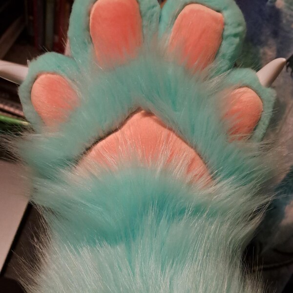 Fursuit Furry Paws Made From Faux Fur - Premade Fursuit Paws for Your ...