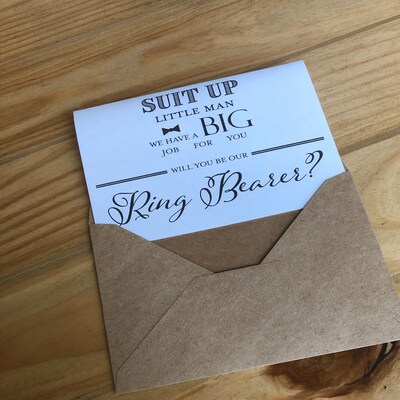 Will You Be Our Ring Bearer Ring Bearer Proposal Wedding Ring Bearer ...