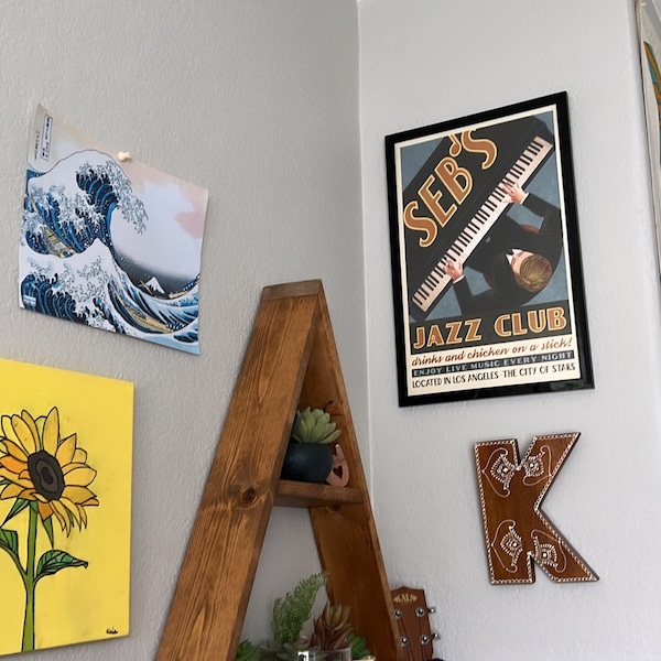 Seb's Jazz Club Retro Vintage Ad Poster | Inspired by La La Land & Los ...