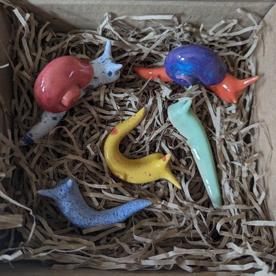 Ceramic Slugs Assorted Pack of X3 - Etsy