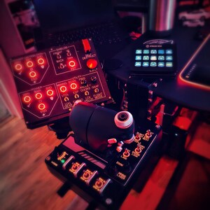 Curasim Controls Star Citizen Button Box Full-metal LED Illuminated Switches PC Customizable - Etsy